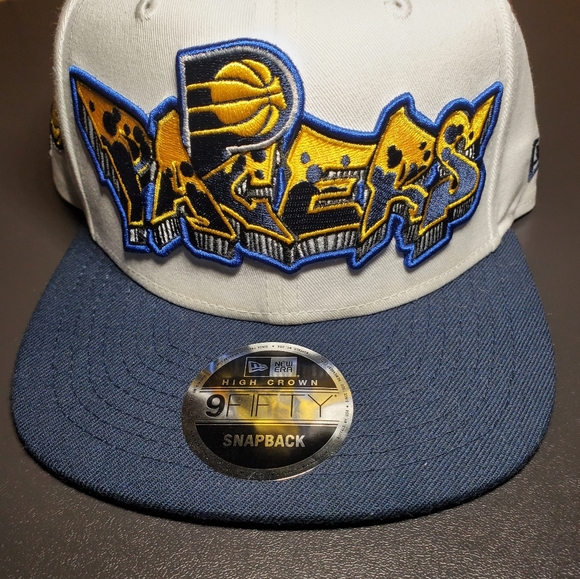 New Era | Accessories | New Era Custom Nba 9s Throwback Pacers Hat Nwt ...